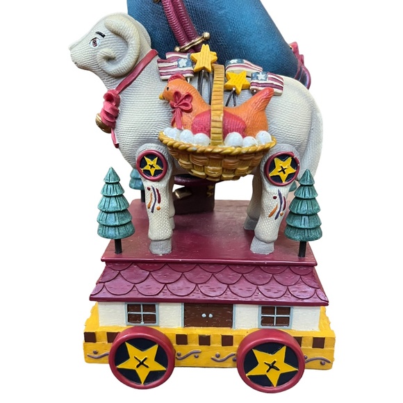 Demdaco | Holiday | Vtg Demdaco Americana Christmas Patriotic Santa By ...